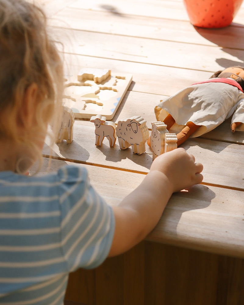 Good Shepherd Wooden Puzzle | Be A Heart Toy