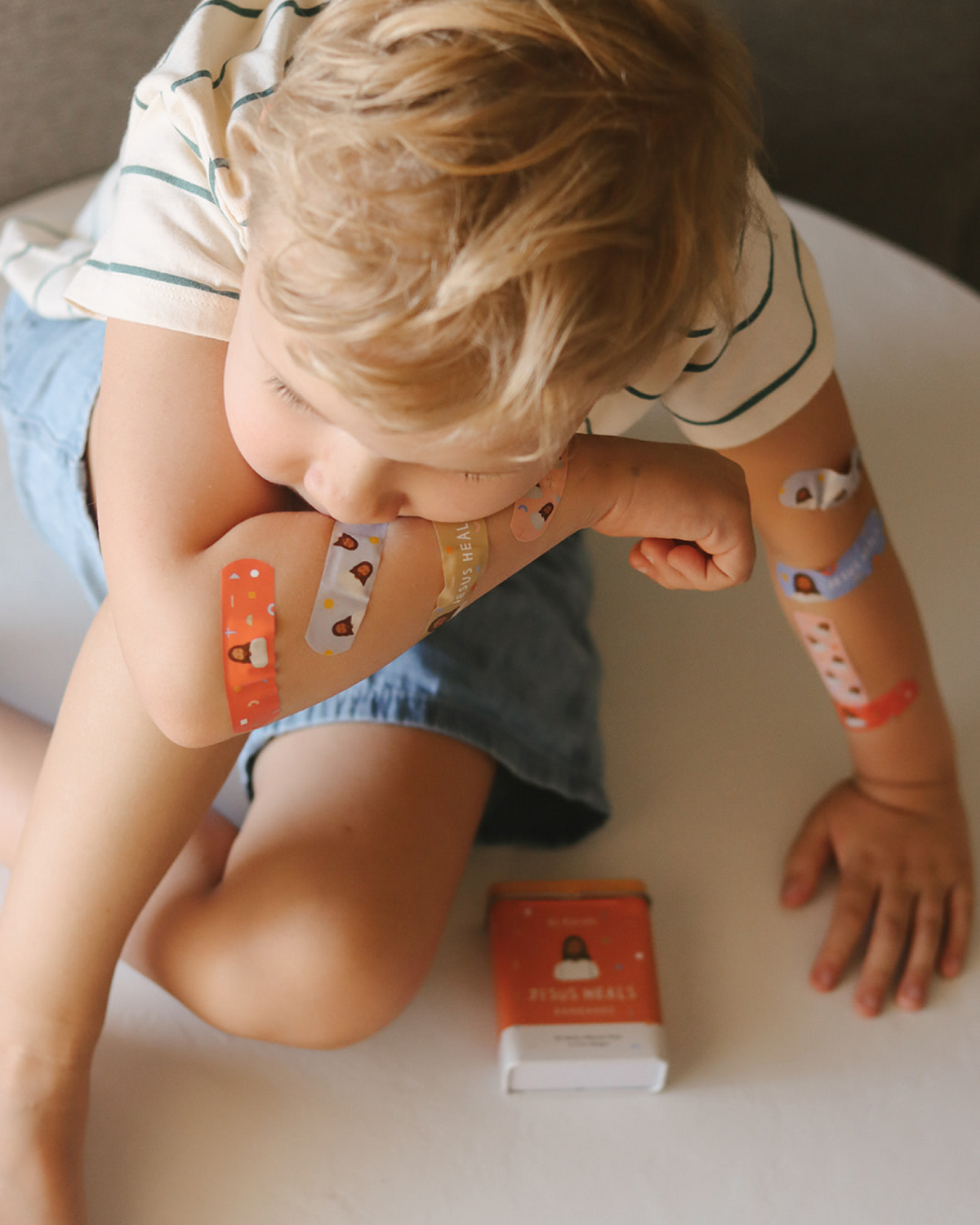 Jesus Heals Bandages® | 40 Faith Filled Bandages | Be A Heart