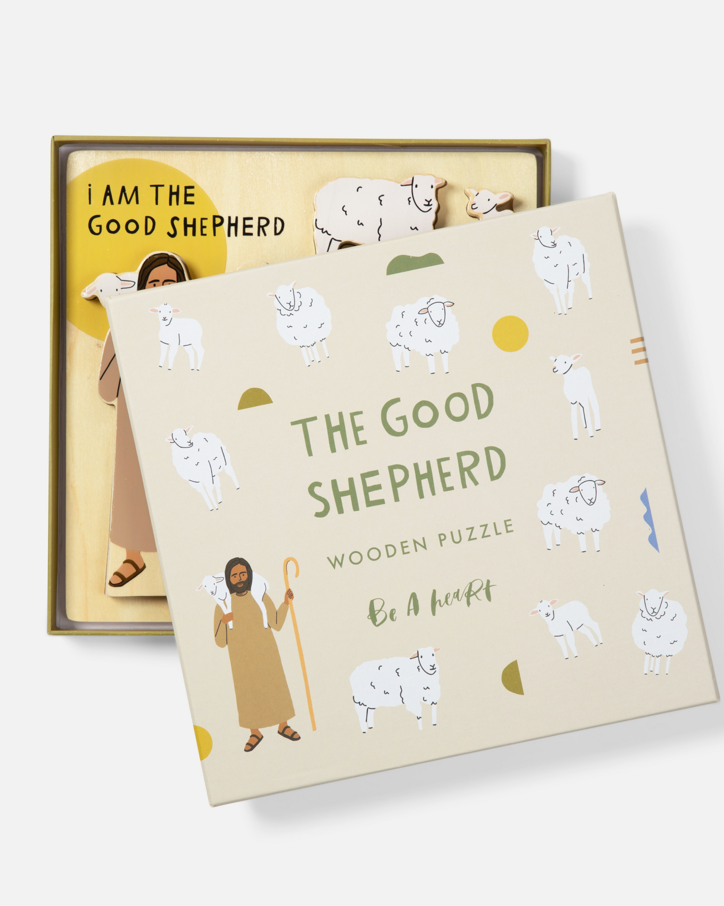 Religious Wooden Puzzle – Be A Heart