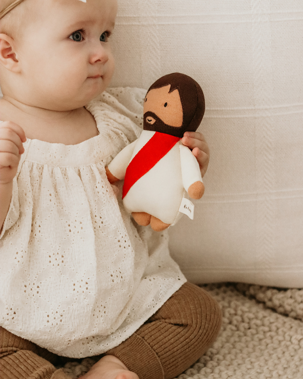 Jesus Plush Rattle Doll | Be A Heart Toy