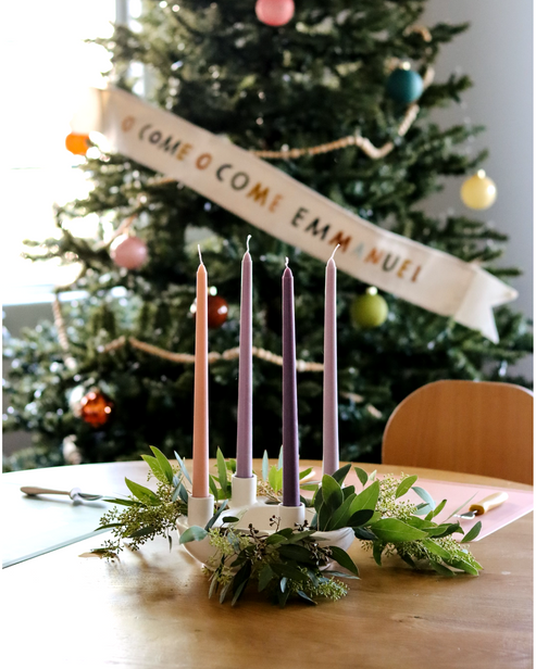 BUNDLE Advent Wreath and Soy Advent Candles – Be A Heart