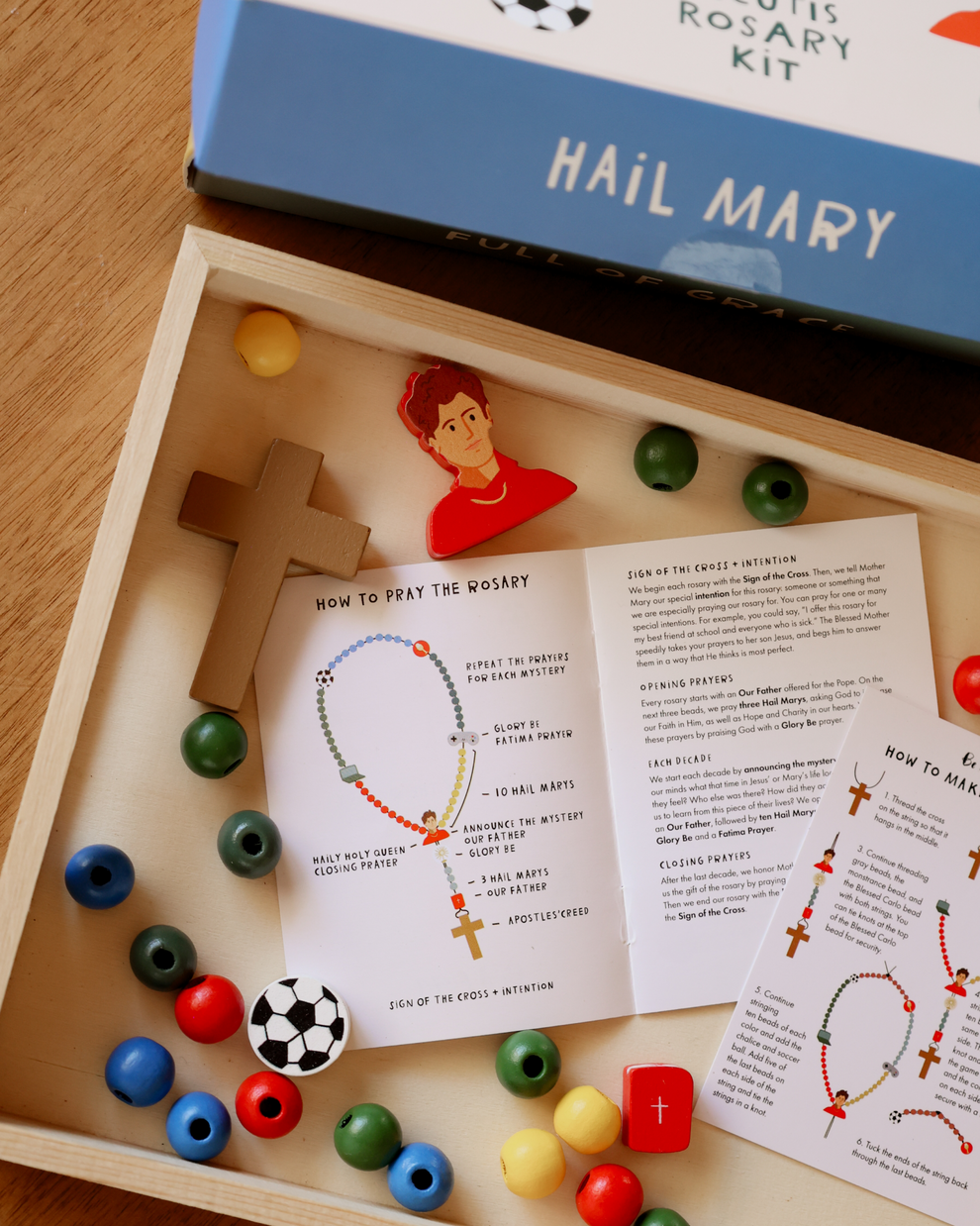 Boys DIY Rosary Making Kit – Be A Heart