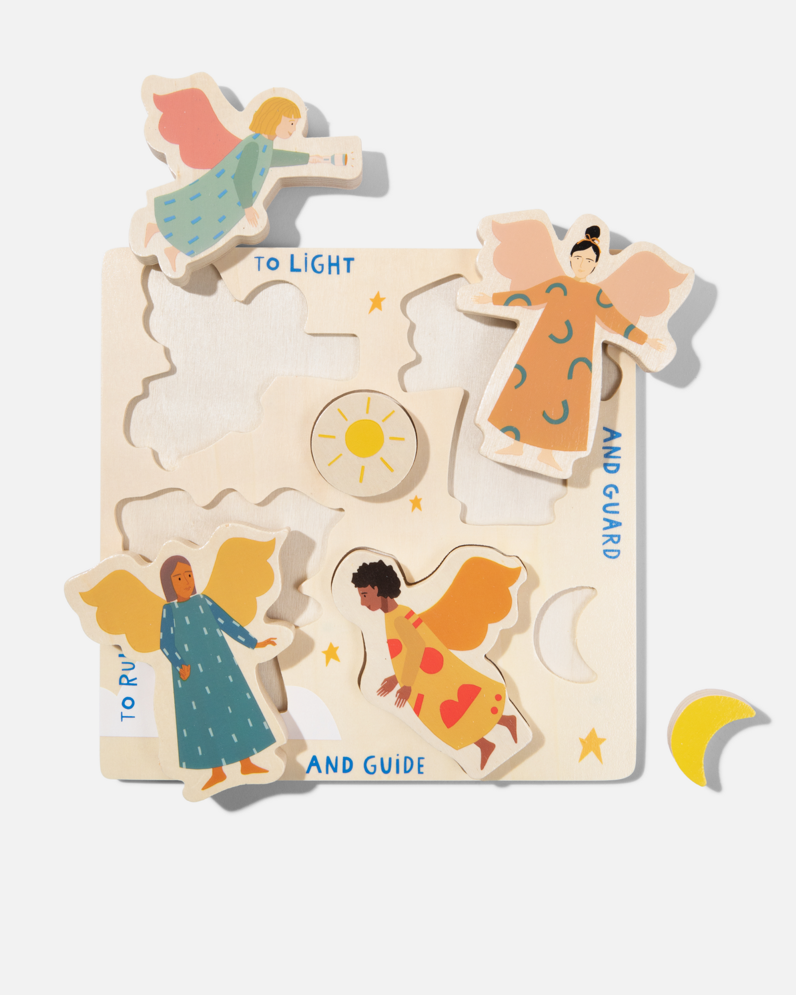 Guardian Angel Wooden Puzzle | Be A Heart