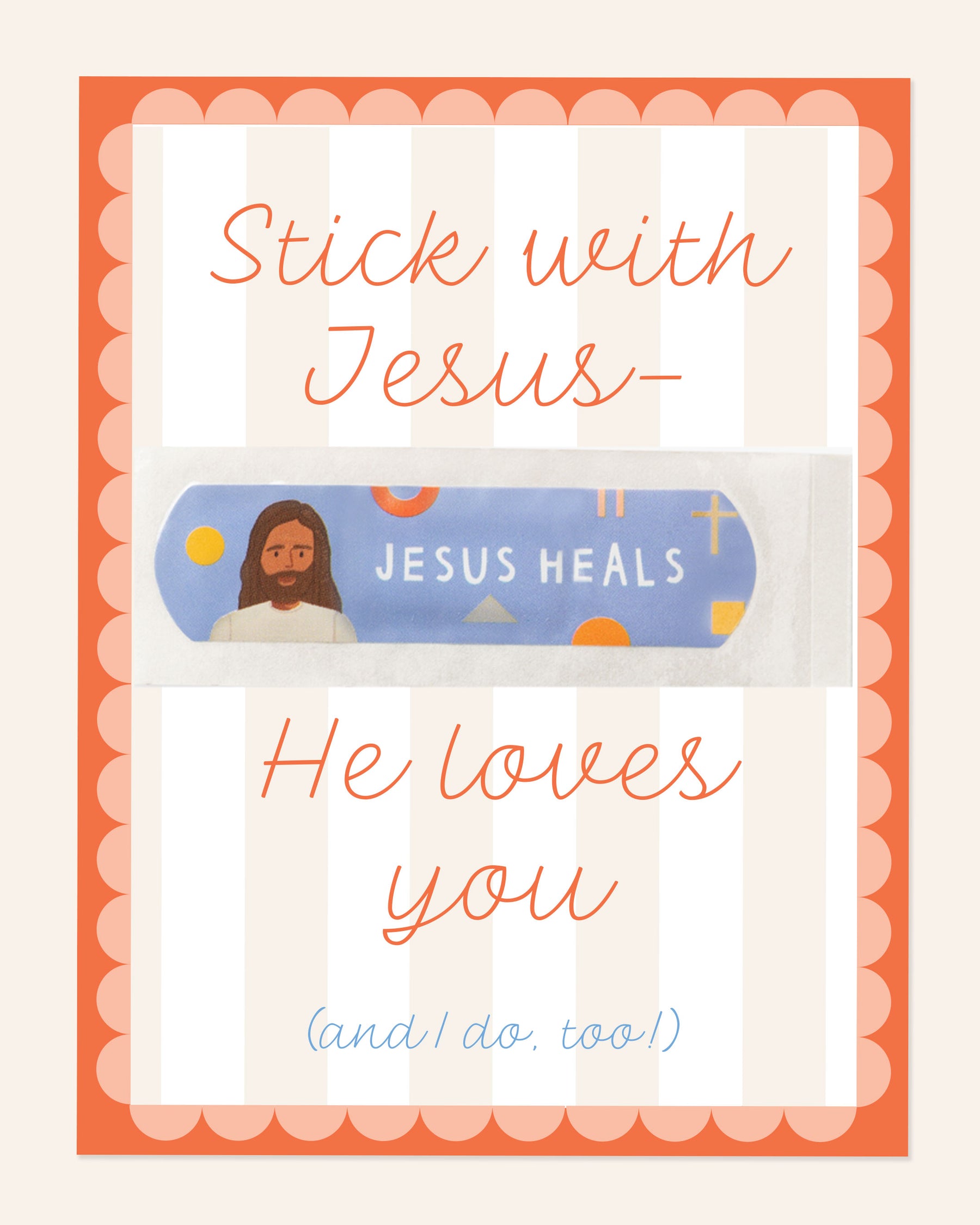 Stick with Jesus Valentine Cards (Printable) | Be A Heart