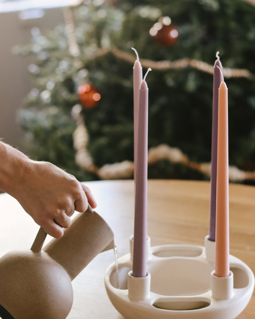 Ceramic Advent Wreath – Be A Heart