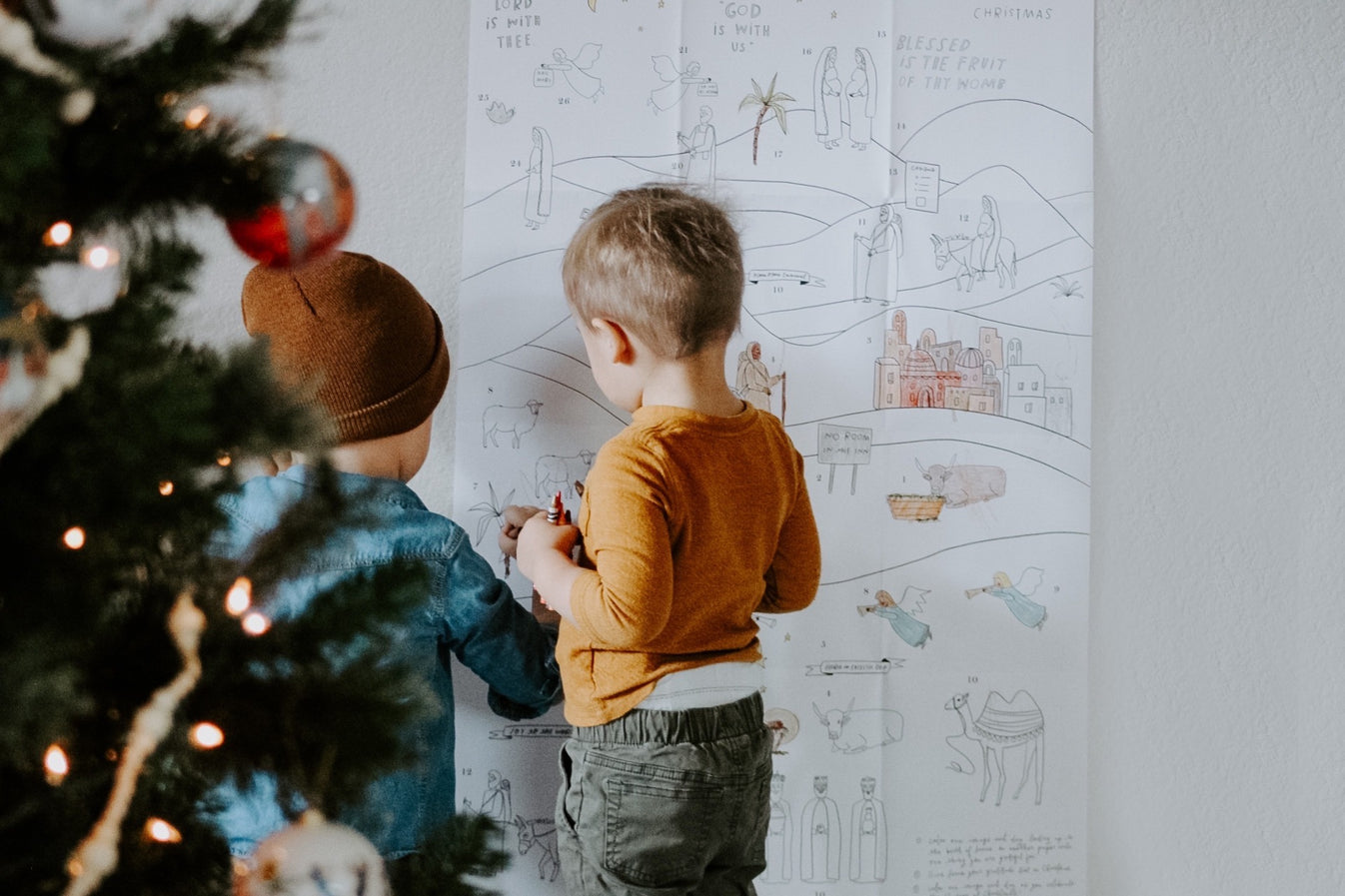 Free Download Emmanuel Advent Coloring Sheet – Be A Heart