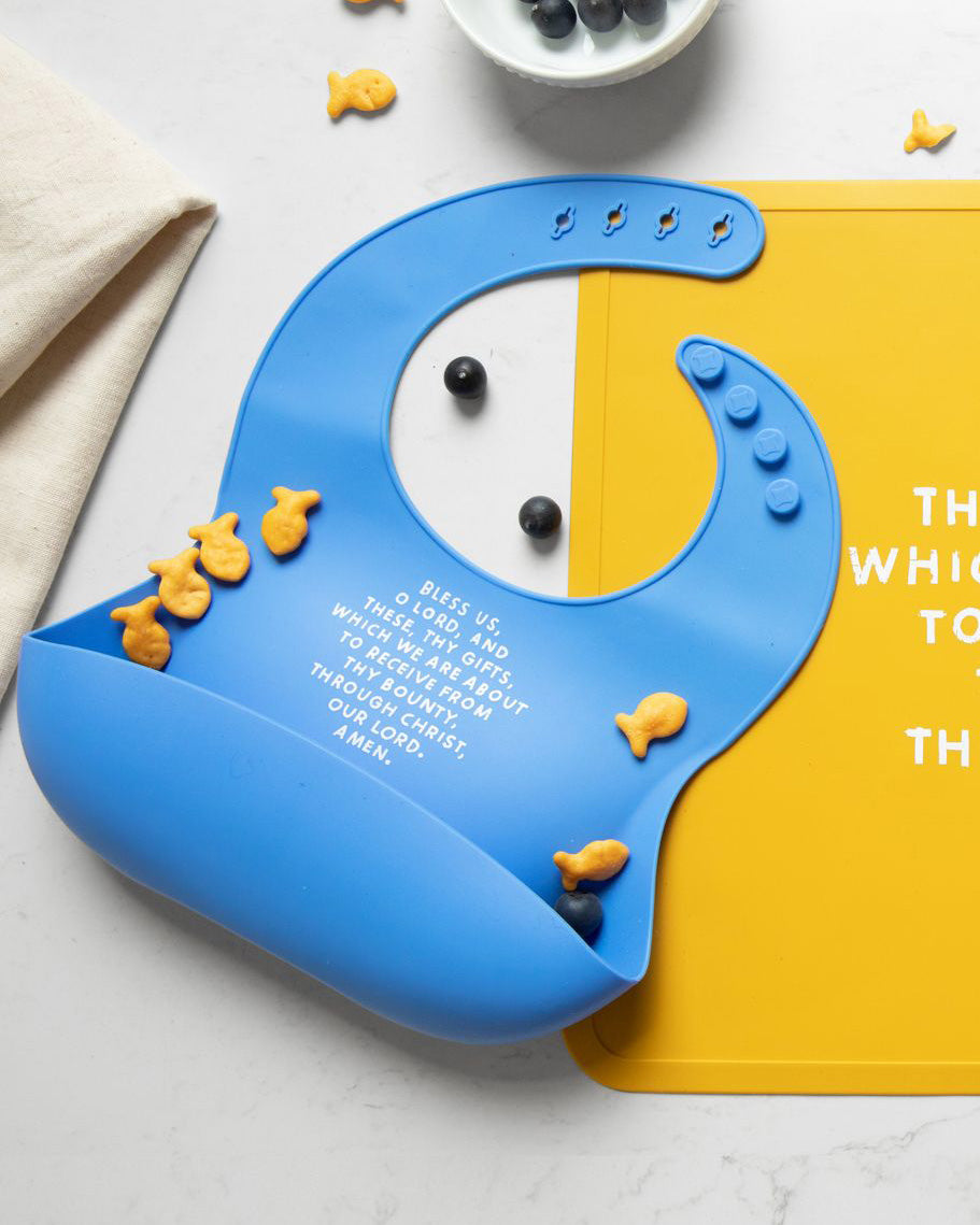 Meal Blessing Silicone Bib – Be A Heart